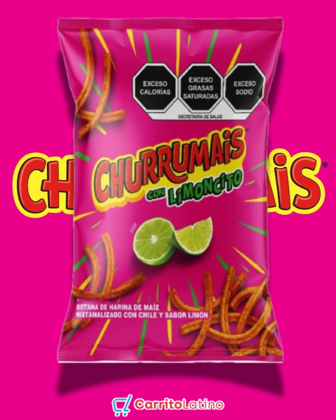 Churrumais Limon 185gr / 6.53 oz — Carrito Latino