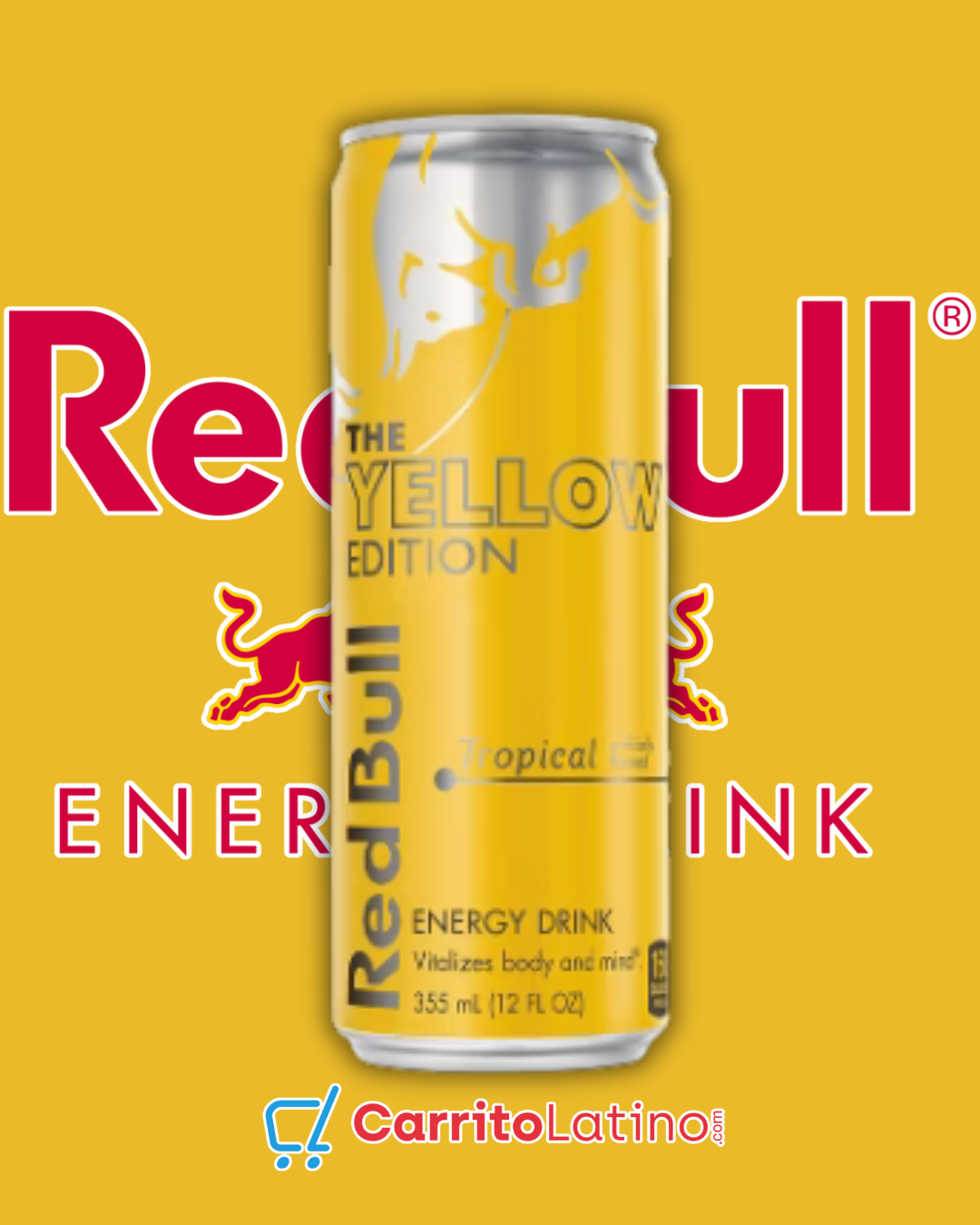 Red Bull The Yellow Edition Tropical 12 oz – Carrito Latino