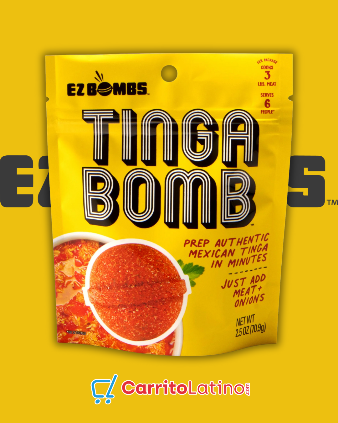 EZBOMBS Tinga Bomb 2.5 oz – Carrito Latino
