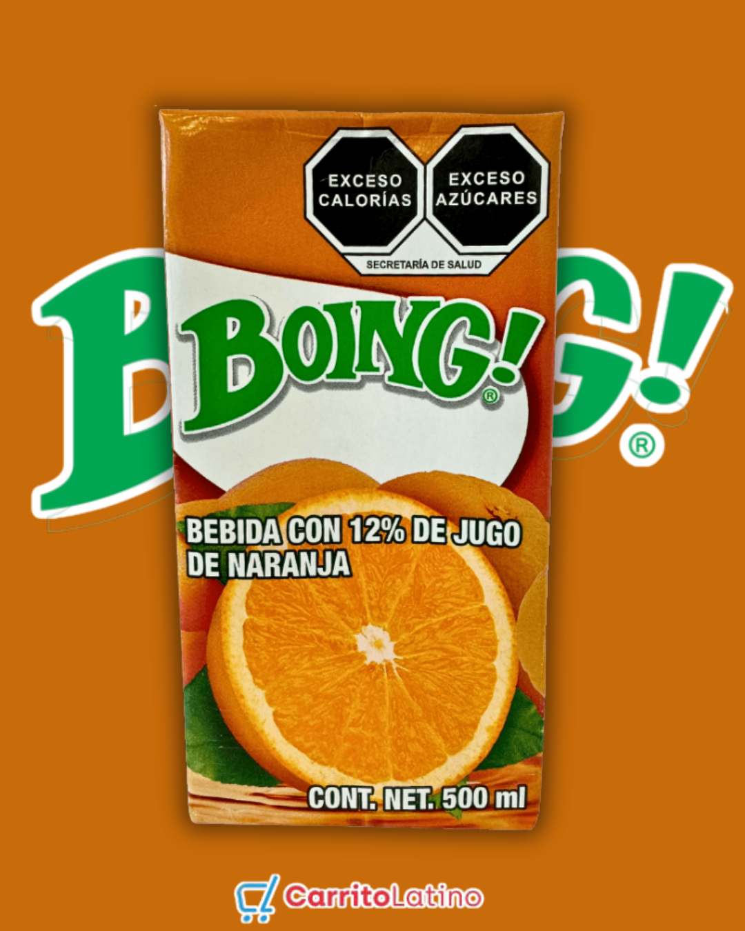Boing! Orange Drink Tetra Pak 500 ml – Carrito Latino