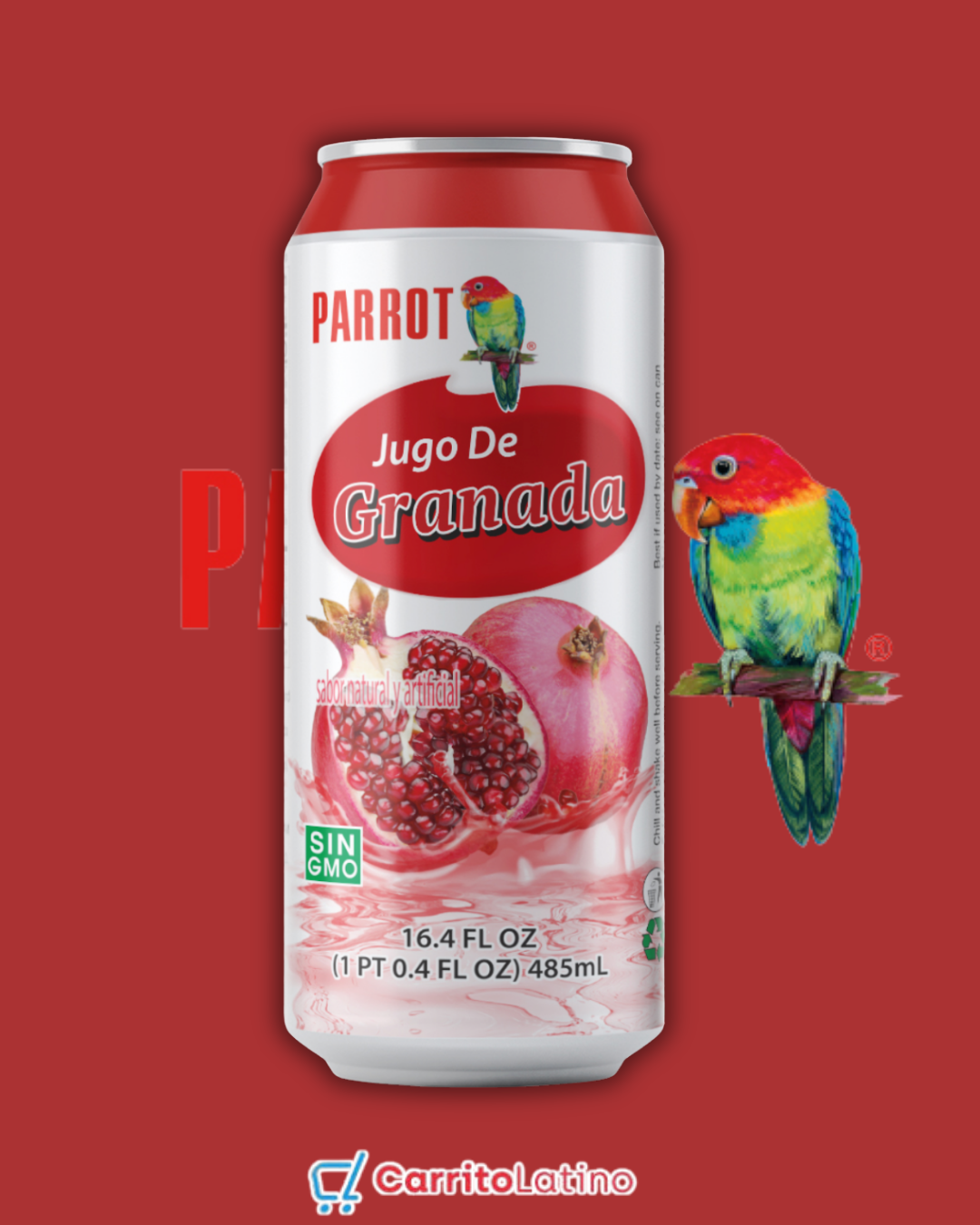 Bebida de Granada 485 ml (Lata) – Carrito Latino