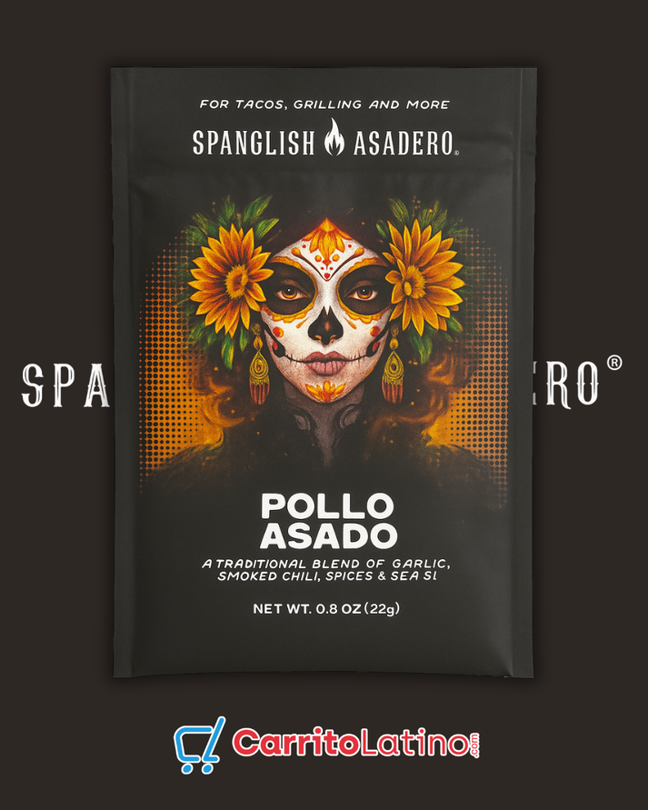 Spanglish Asadero Pollo Asado Seasoning 0.8 oz – Carrito Latino