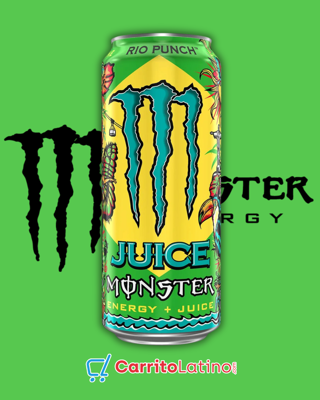 Monster Juice Rio Punch 16 oz – Carrito Latino