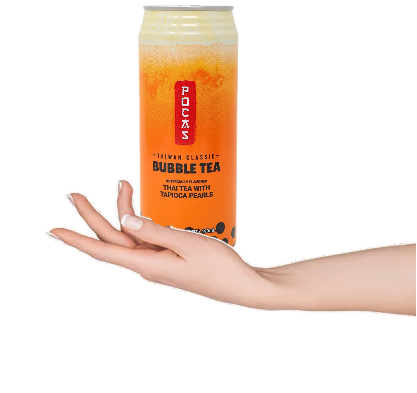 Pocas Bubble Tea Thai Tea 16.5floz — Carrito Latino