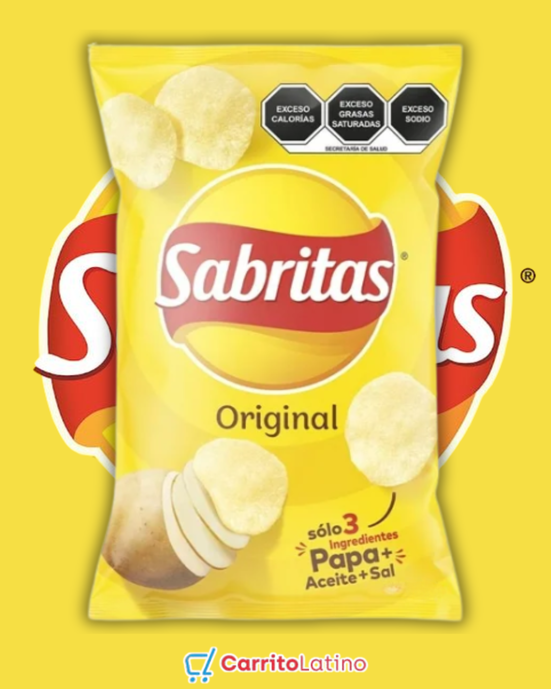 Papa Original Sal 120g – Carrito Latino